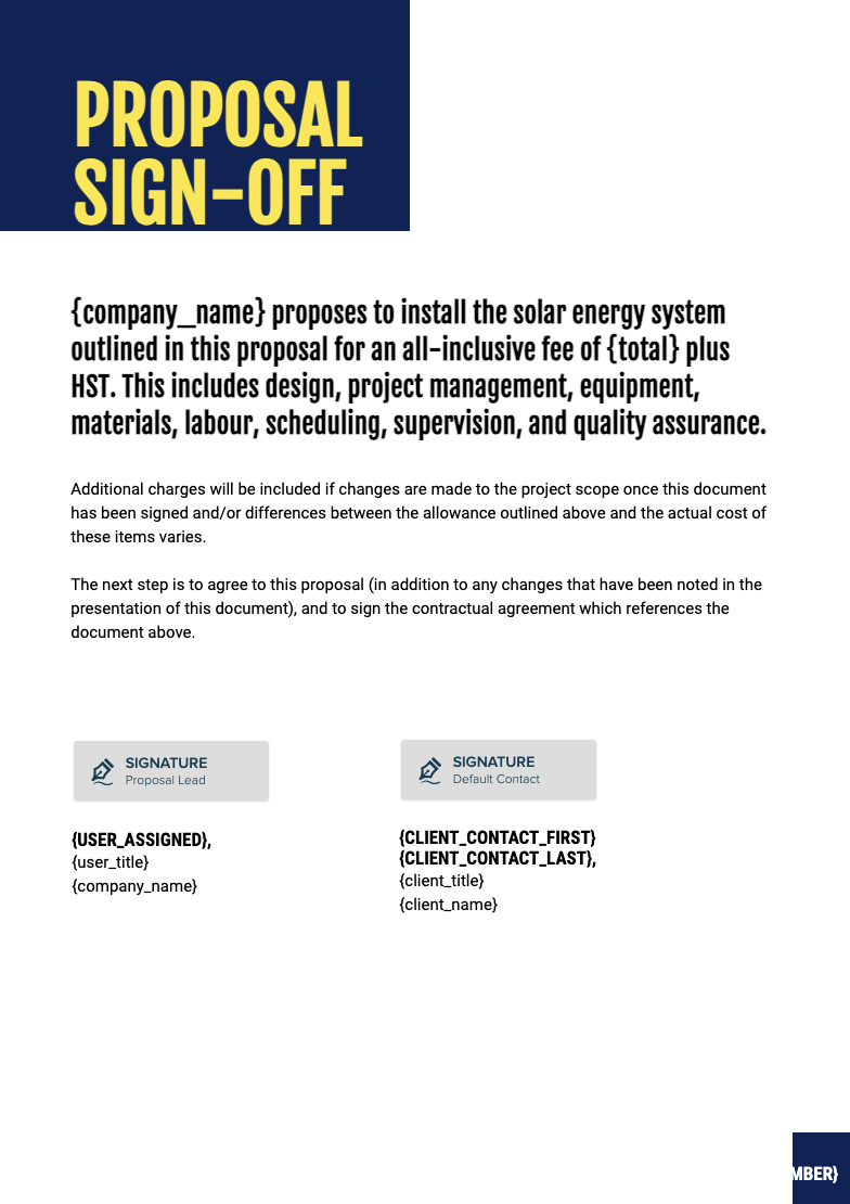 Solar Proposal Template | Proposify